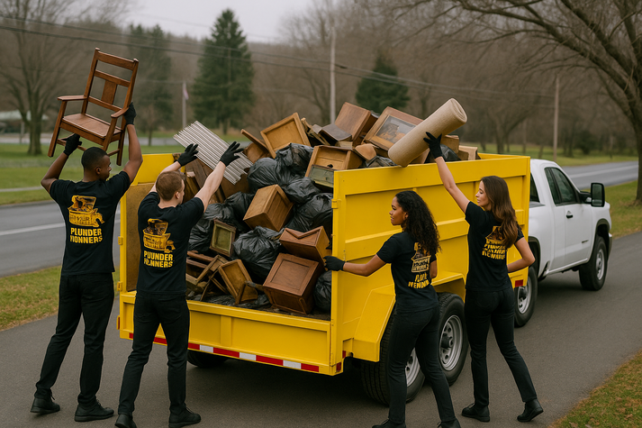 Schedule a Junk Removal ️ – PLUNDER RUNNERS LLC